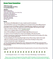 County Green Committee | Will County Green